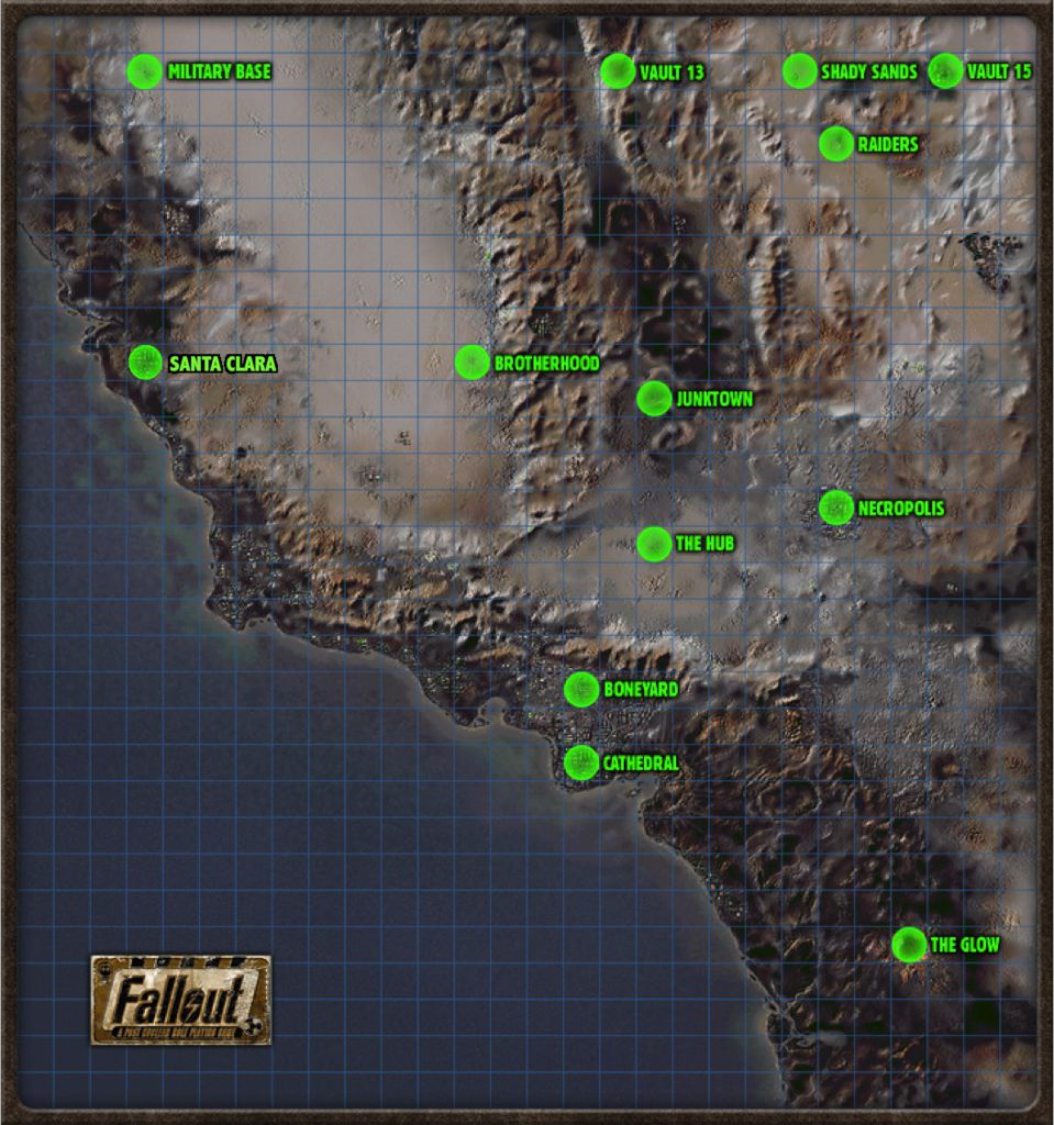 Mapa – Fallout Skynet – aktuality ze světa Falloutu v češtině