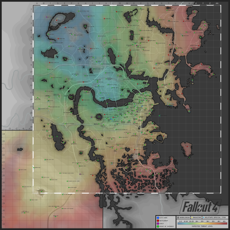 Mapa – Fallout Skynet – aktuality ze světa Falloutu v češtině