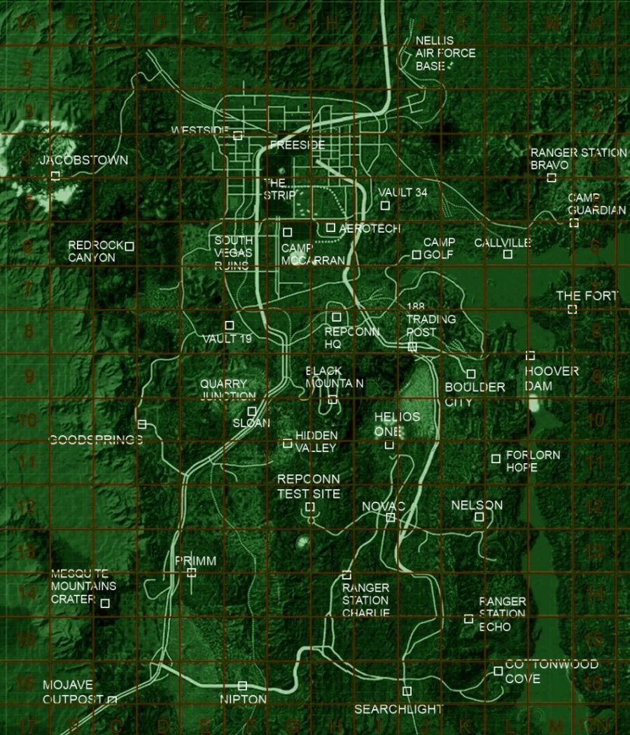 Mapa – Fallout Skynet – aktuality ze světa Falloutu v češtině
